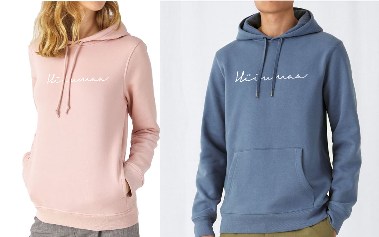 Hiiumaa pusad kapuutsi ja küljetaskutega - Tikitud nimed